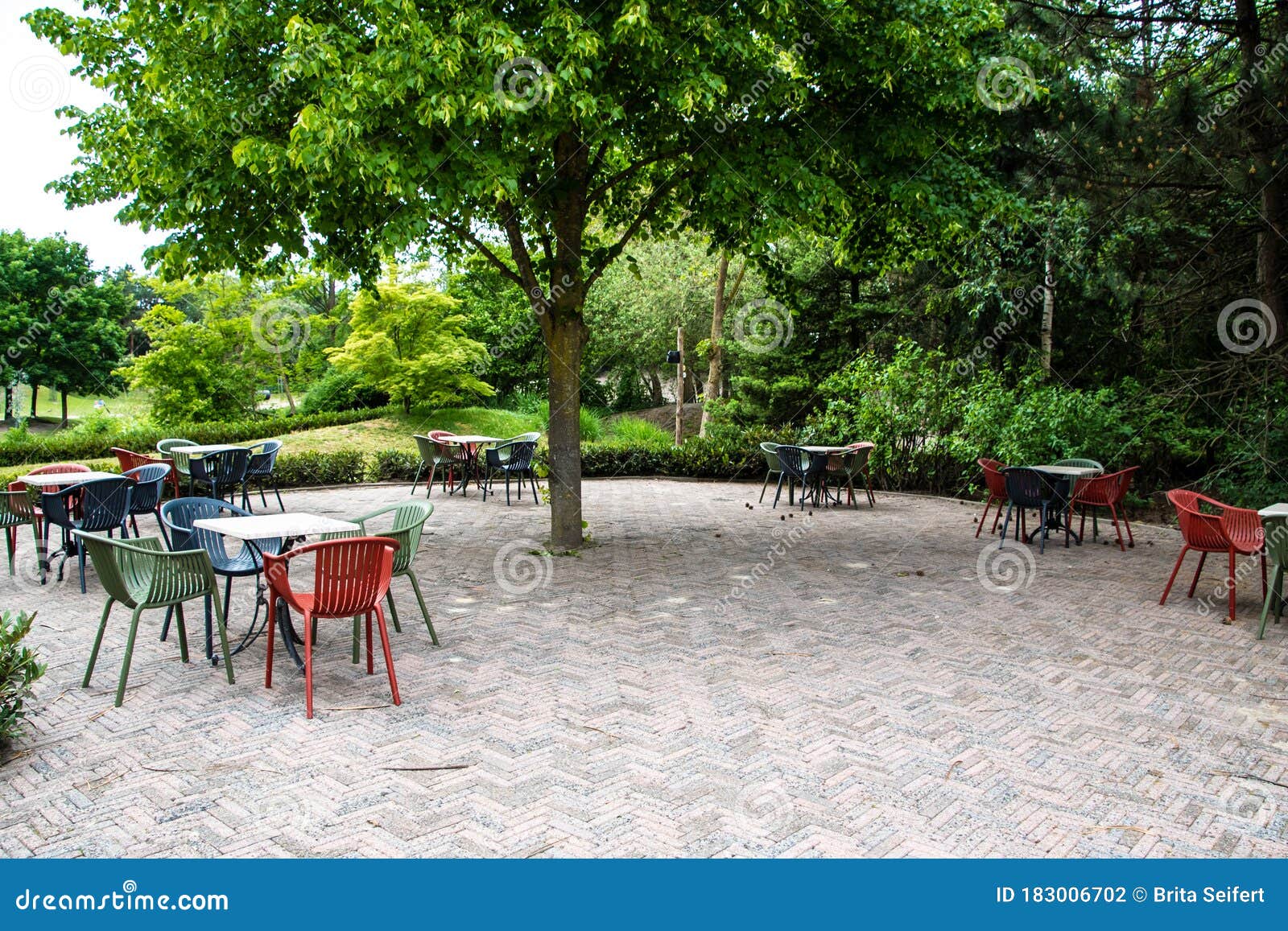 Overloon, Netherlands - May 15, 2020: Garden Restaurent Closed because ...