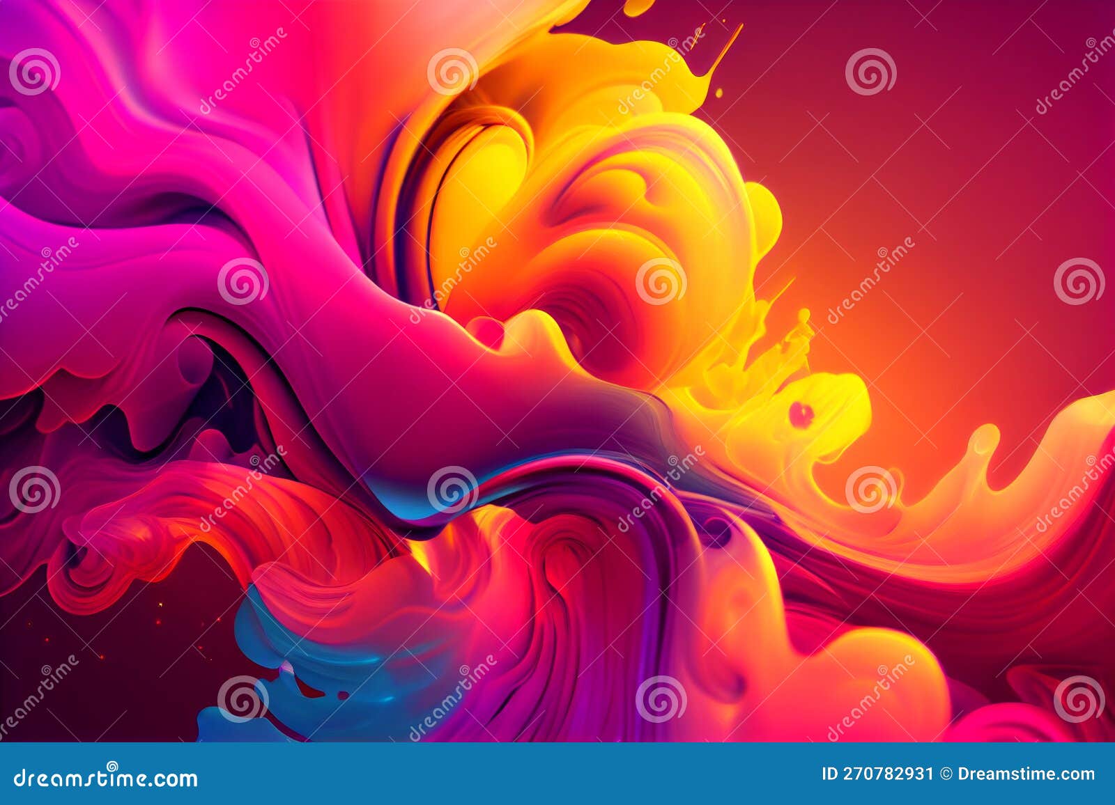 Overmixing and Blending Colors. Trendcolors Background Stock ...