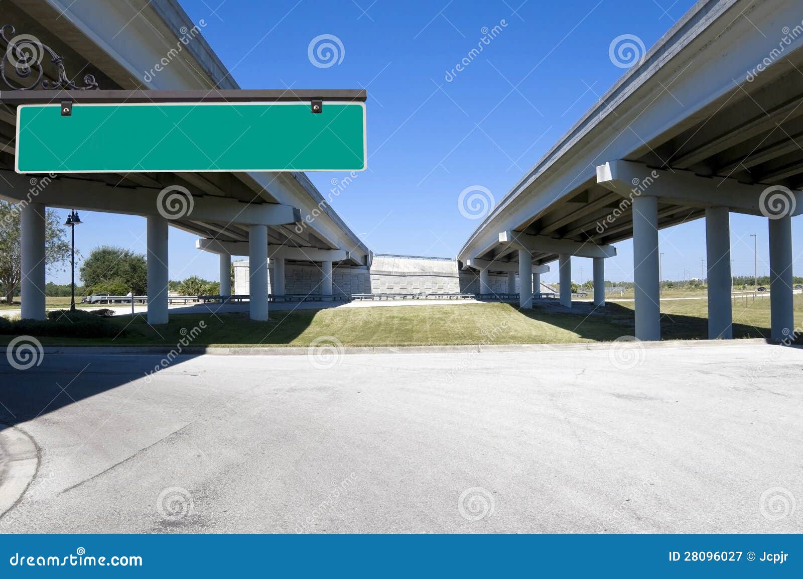 Overpass stock image. Image of moving, sign, skew, construction - 28096027