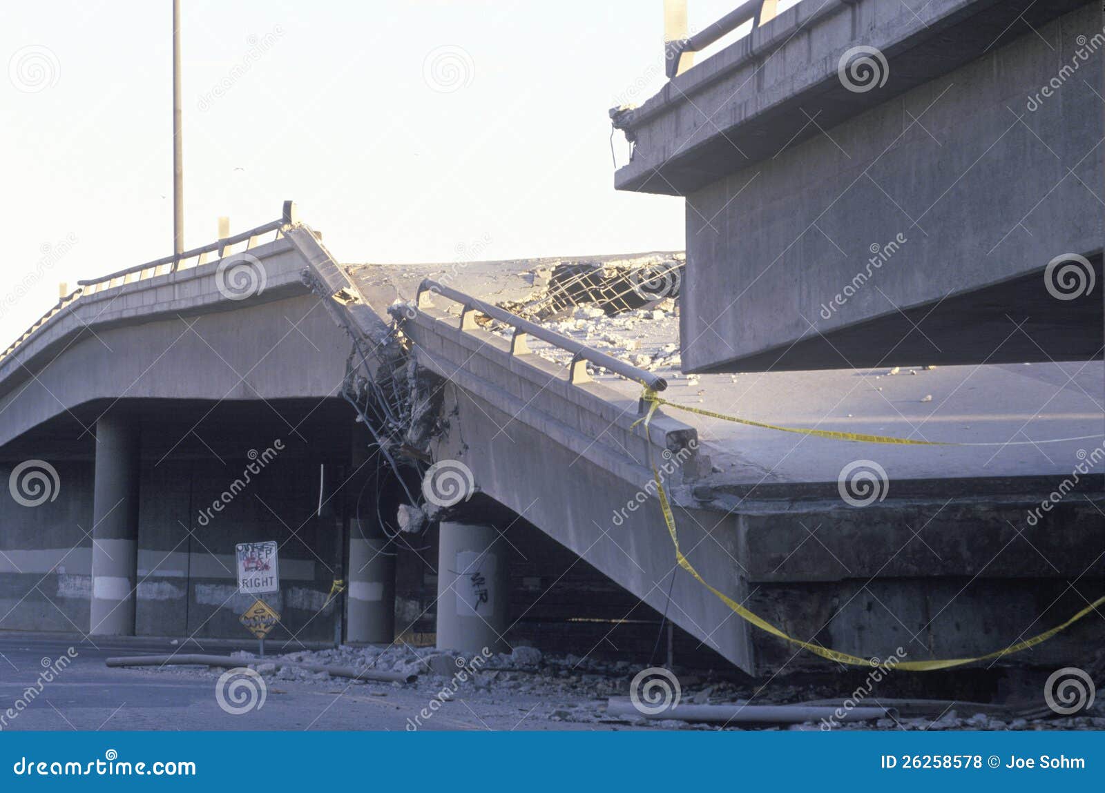 Overpass Collapsed Highway 10 Stock Photos - Free & Royalty-Free Stock ...