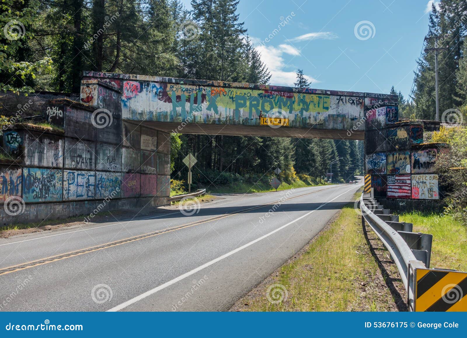 Overpass Graffiti 7 stock image. Image of washington - 53676175