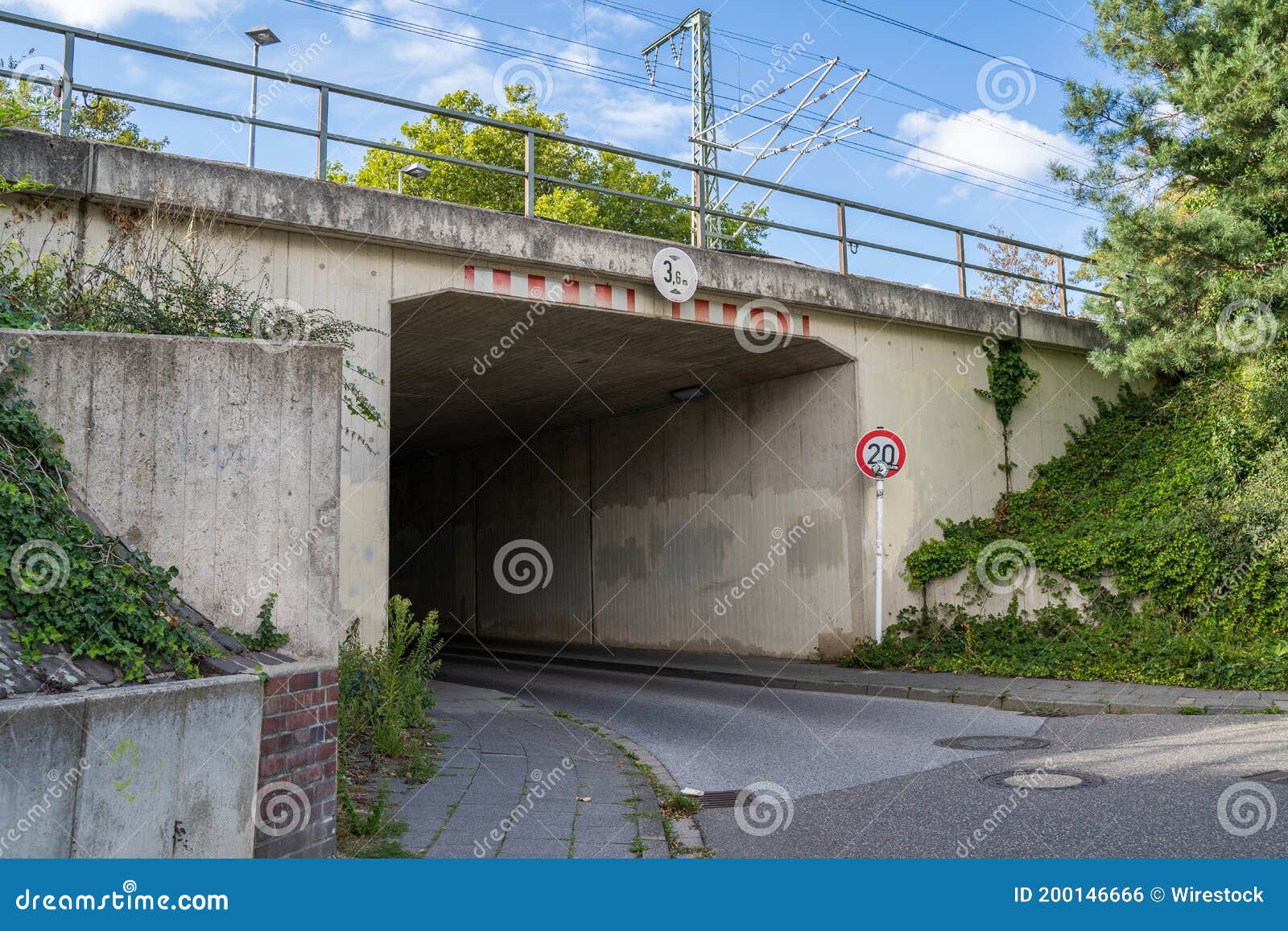 Overpass with Street Signs during the Daytime Stock Photo - Image of ...
