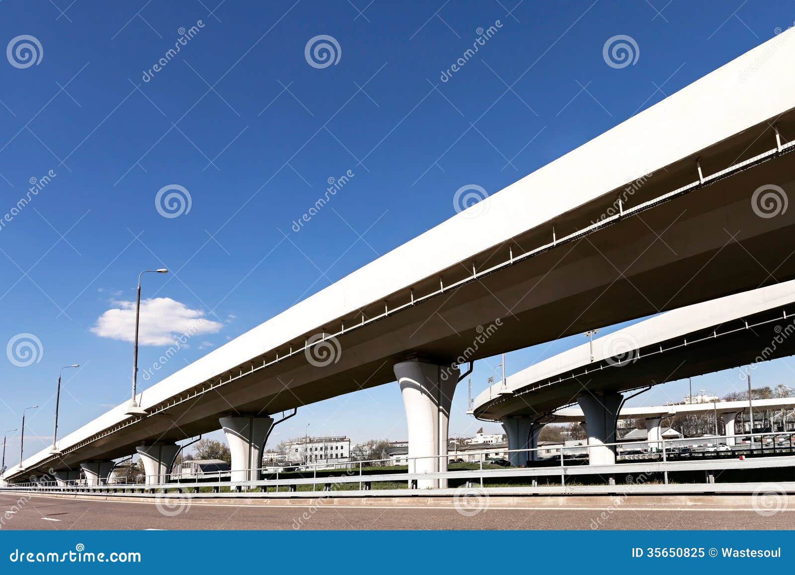 Overpasses stock image. Image of metropolitan, blue, arch - 35650825