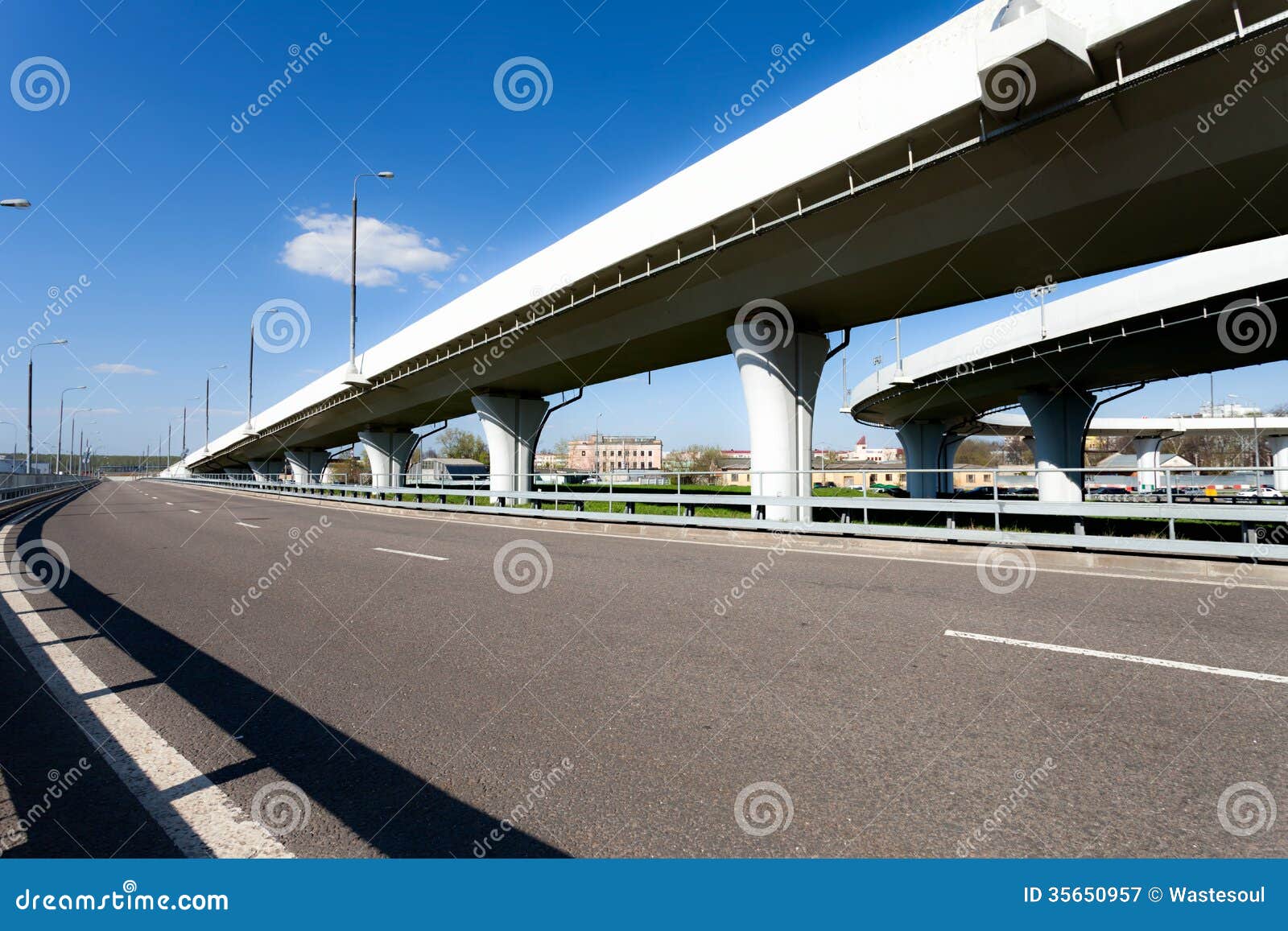 Overpasses stock image. Image of highway, perspective - 35650957