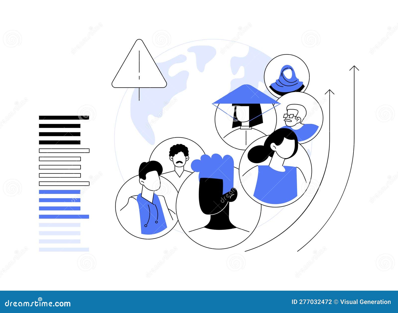 Overpopulation Abstract Concept Vector Illustration. Stock Vector ...