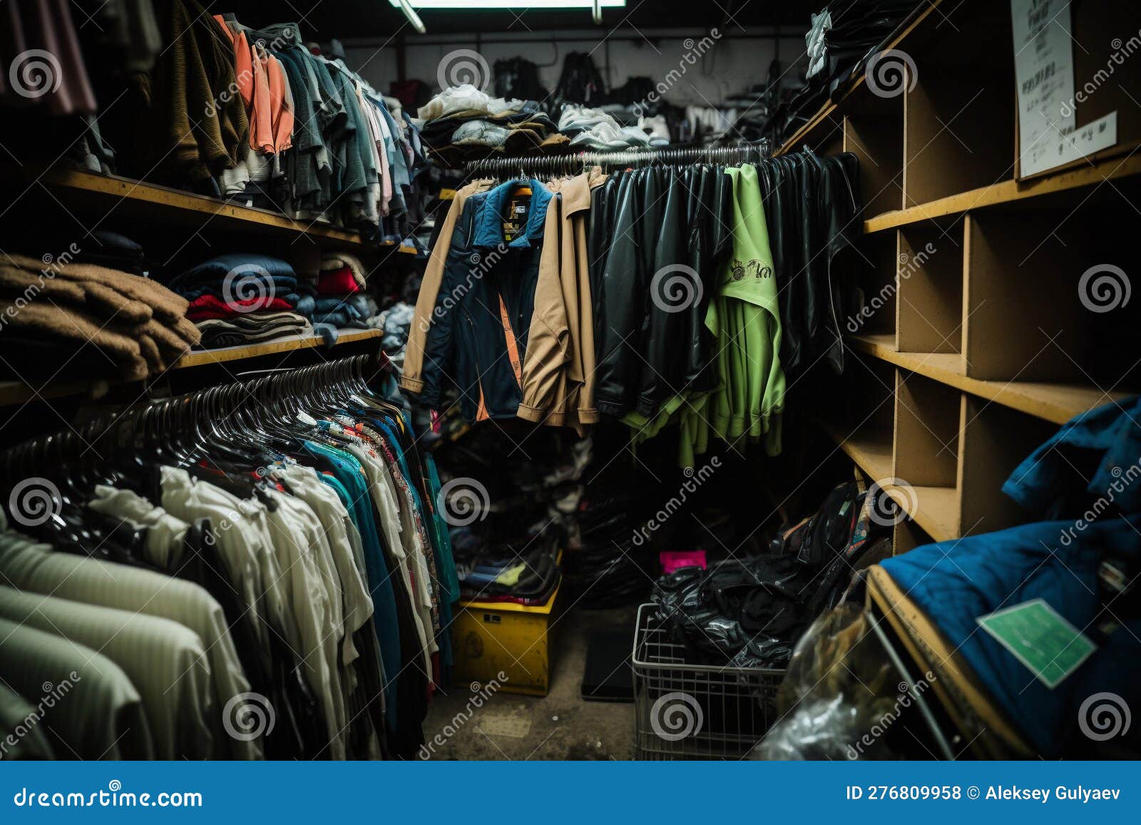 Overproduction Closet with Things Pile of Junk and Unnecessary Things ...
