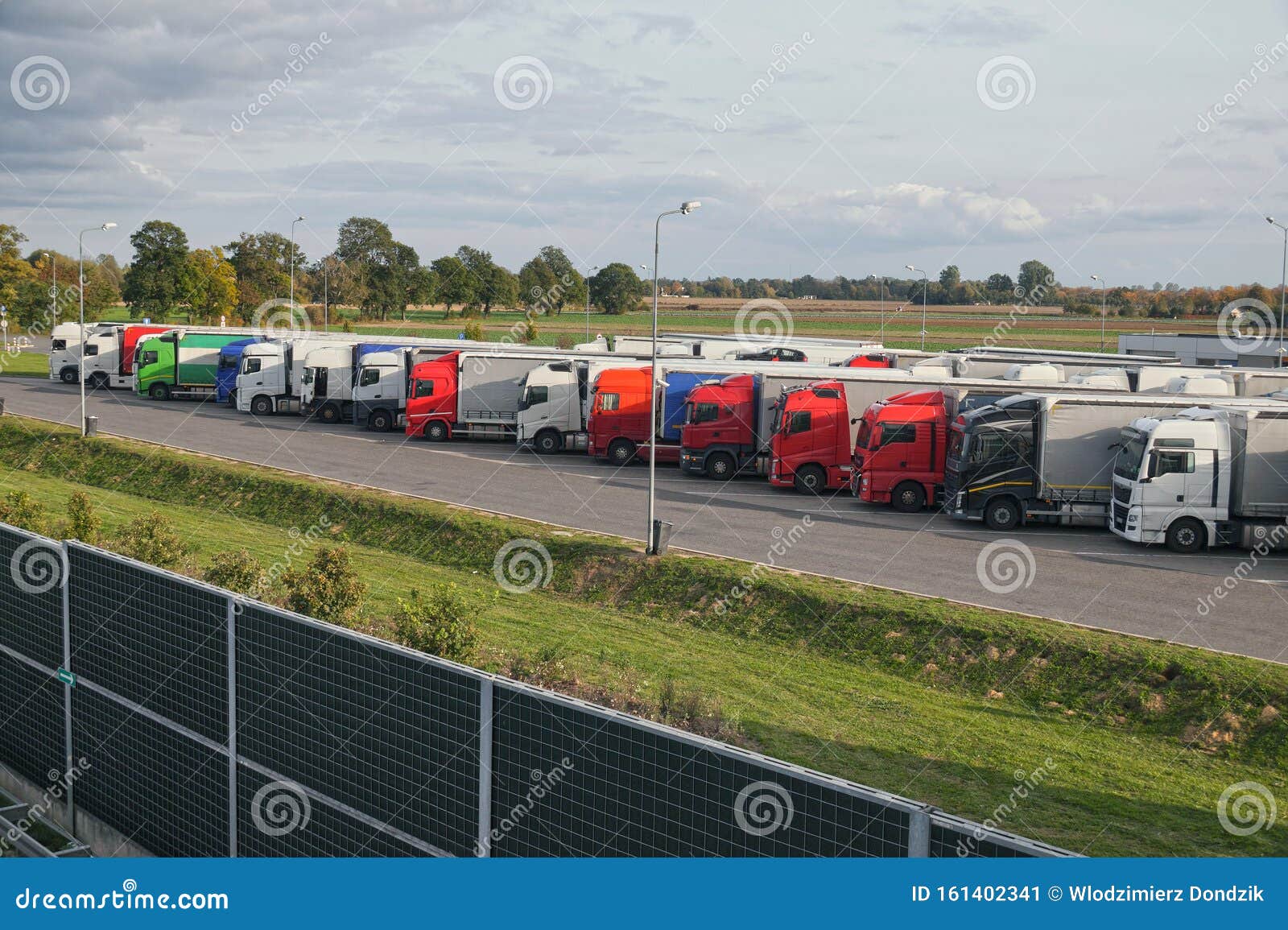 Oversize Load or Exceptional Convoy. a Truck with a Special Semi ...