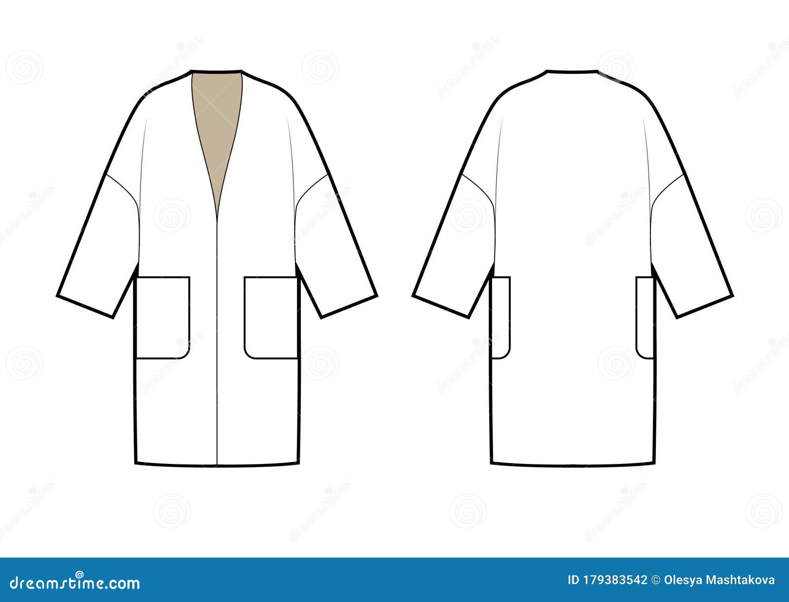Woman In Lab Coat Making Chemist Analysis, Studying Chemistry Vector ...