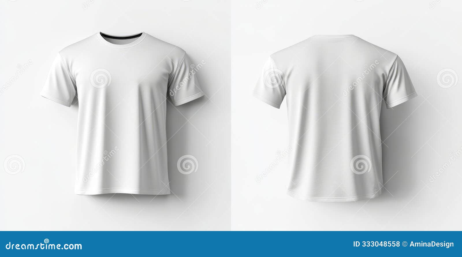 Oversized White TShirt Mockup Includes Detailed Front and Back Views ...