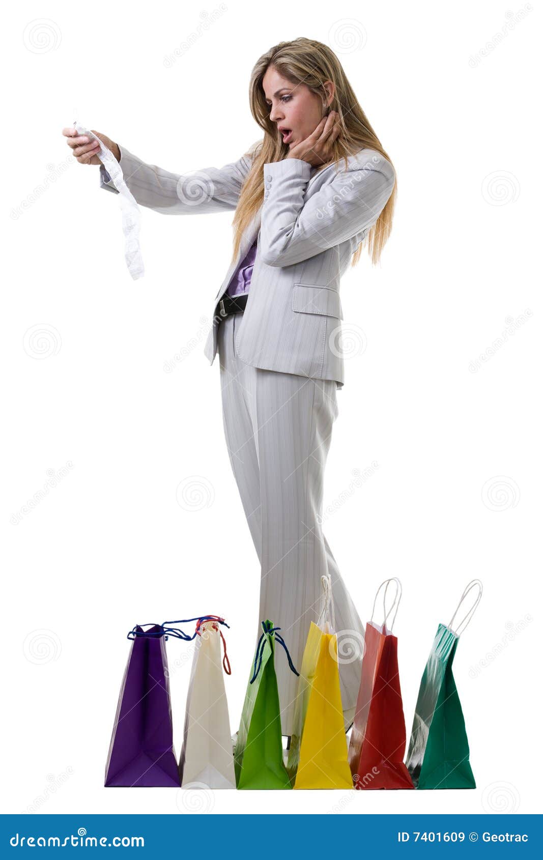 Overspending stock image. Image of bags, colors, pants - 7401609