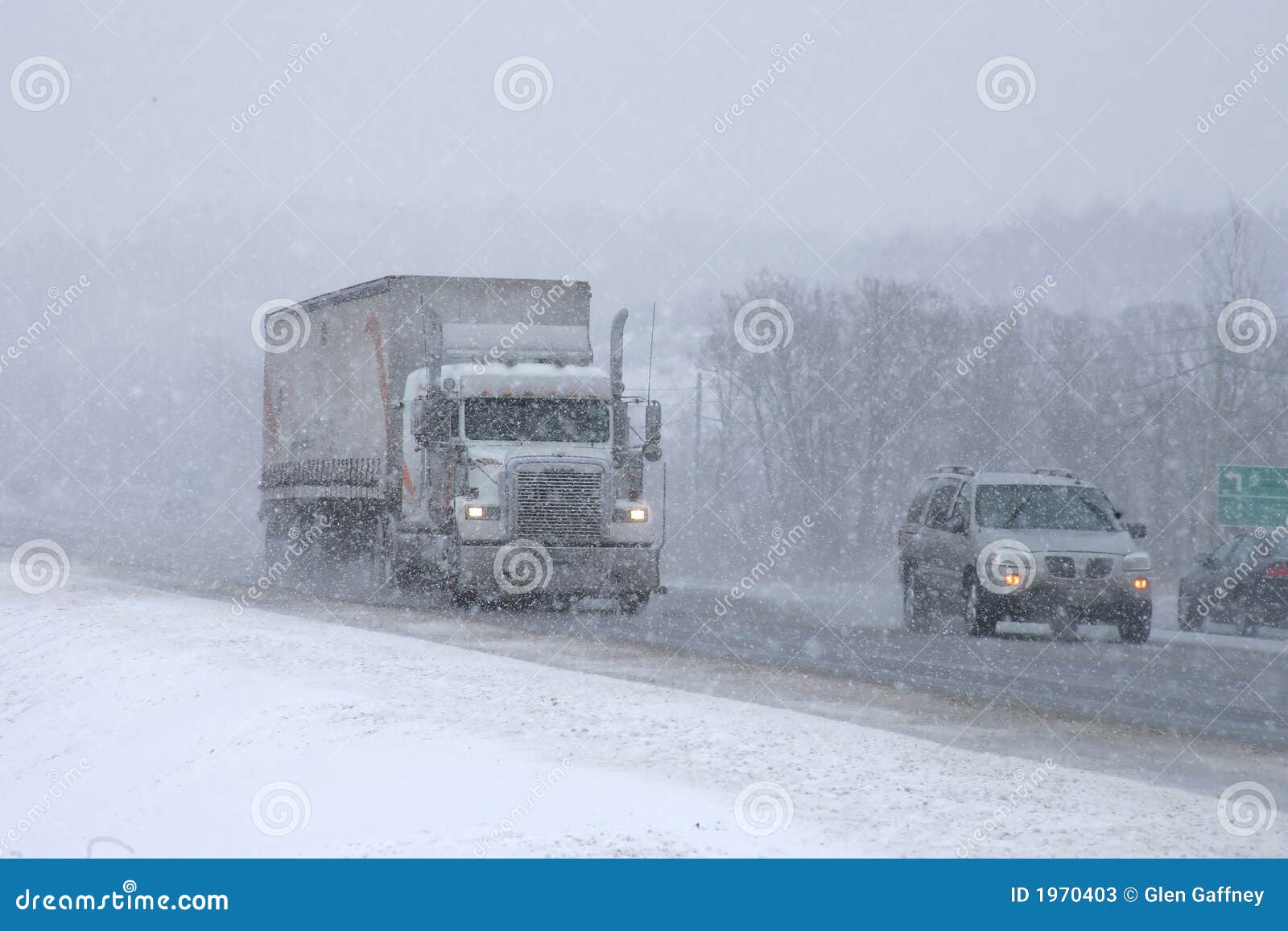 Overtaking transport stock image. Image of load, delivery - 1970403