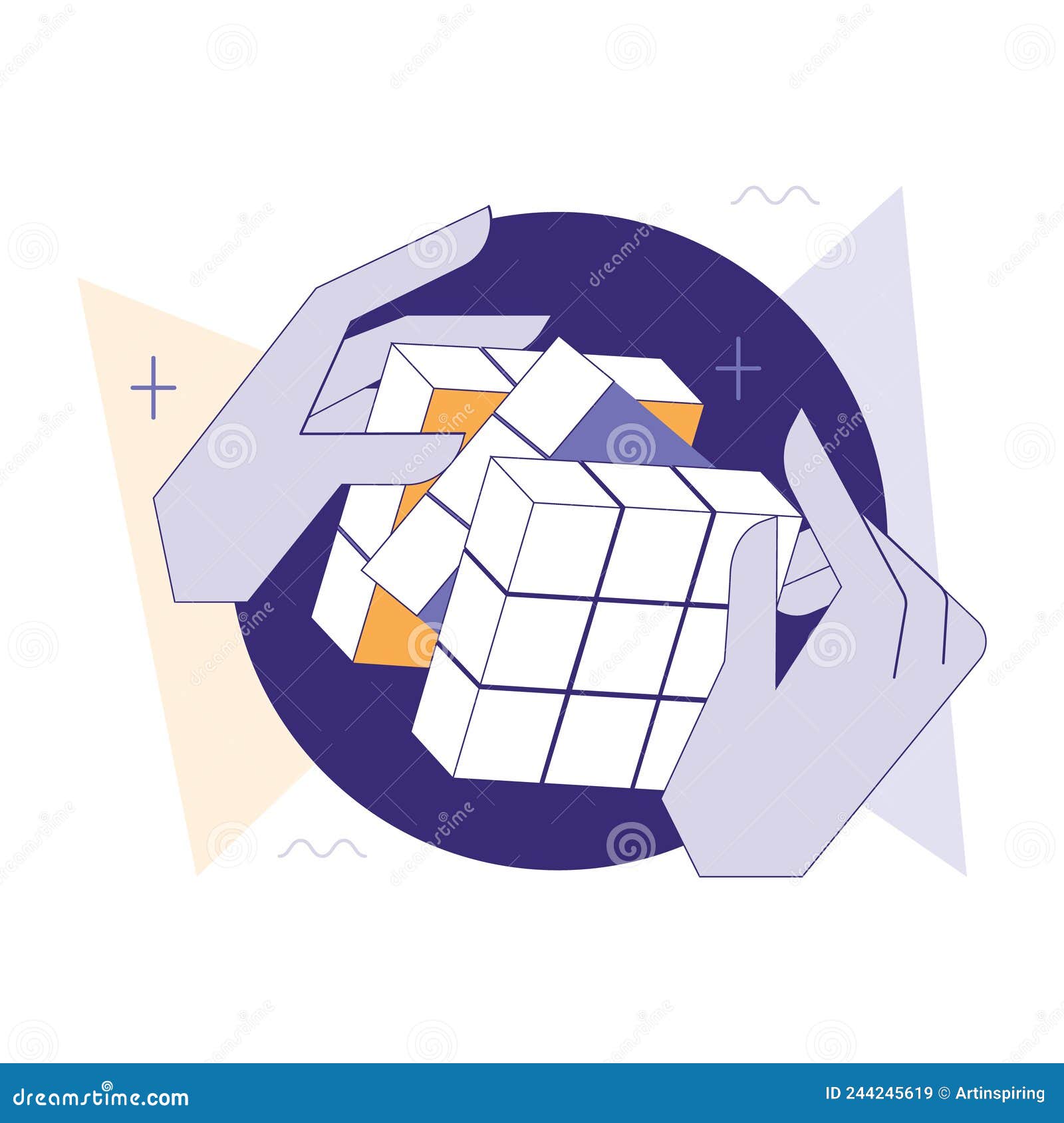 Overthinking. Anxiety and Stress Caused by Thinking Too Much Editorial ...