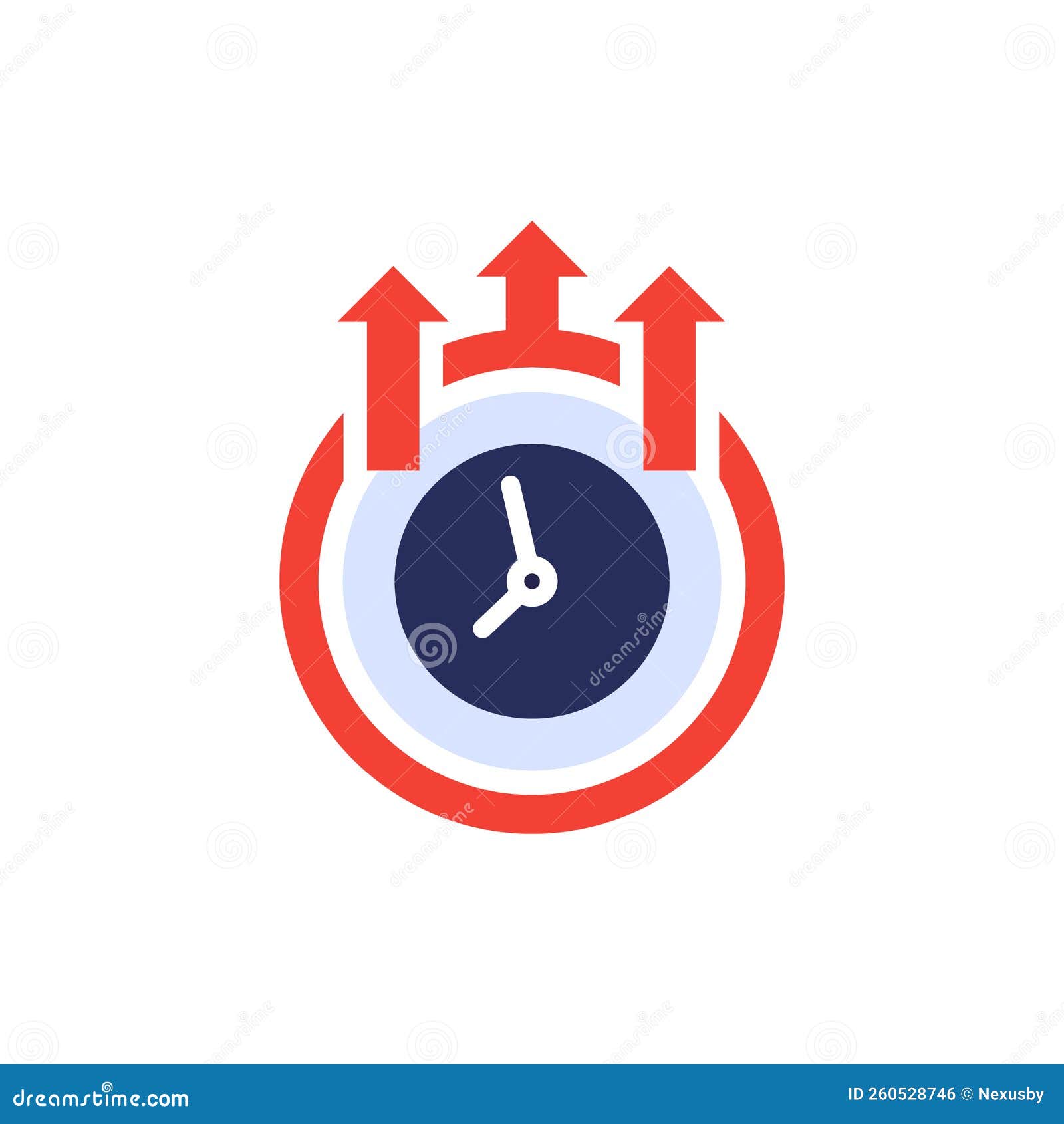 Overtime Icon, More Time at Work Vector Stock Vector - Illustration of ...