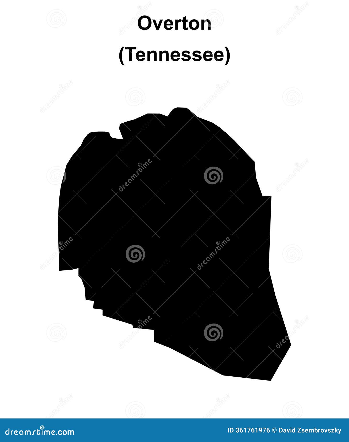 Overton outline map stock illustration. Illustration of vector - 361761976