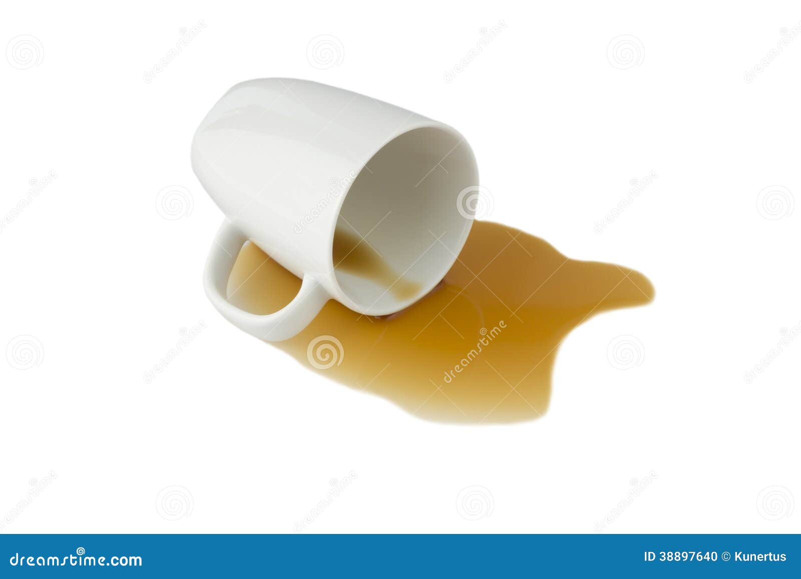 Overturned Coffee Cup stock photo. Image of beverage - 38897640