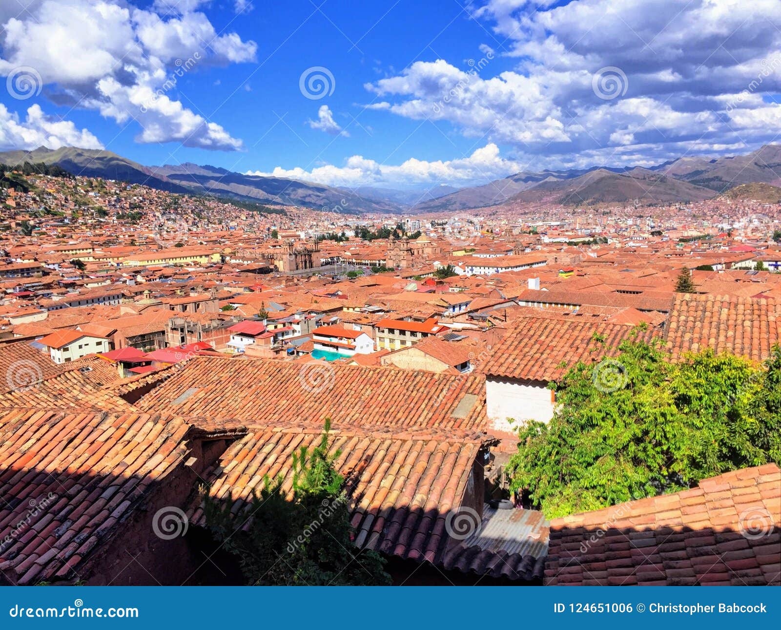 Overview of the Ancient City of Cusco in Peru Stock Photo - Image of ...