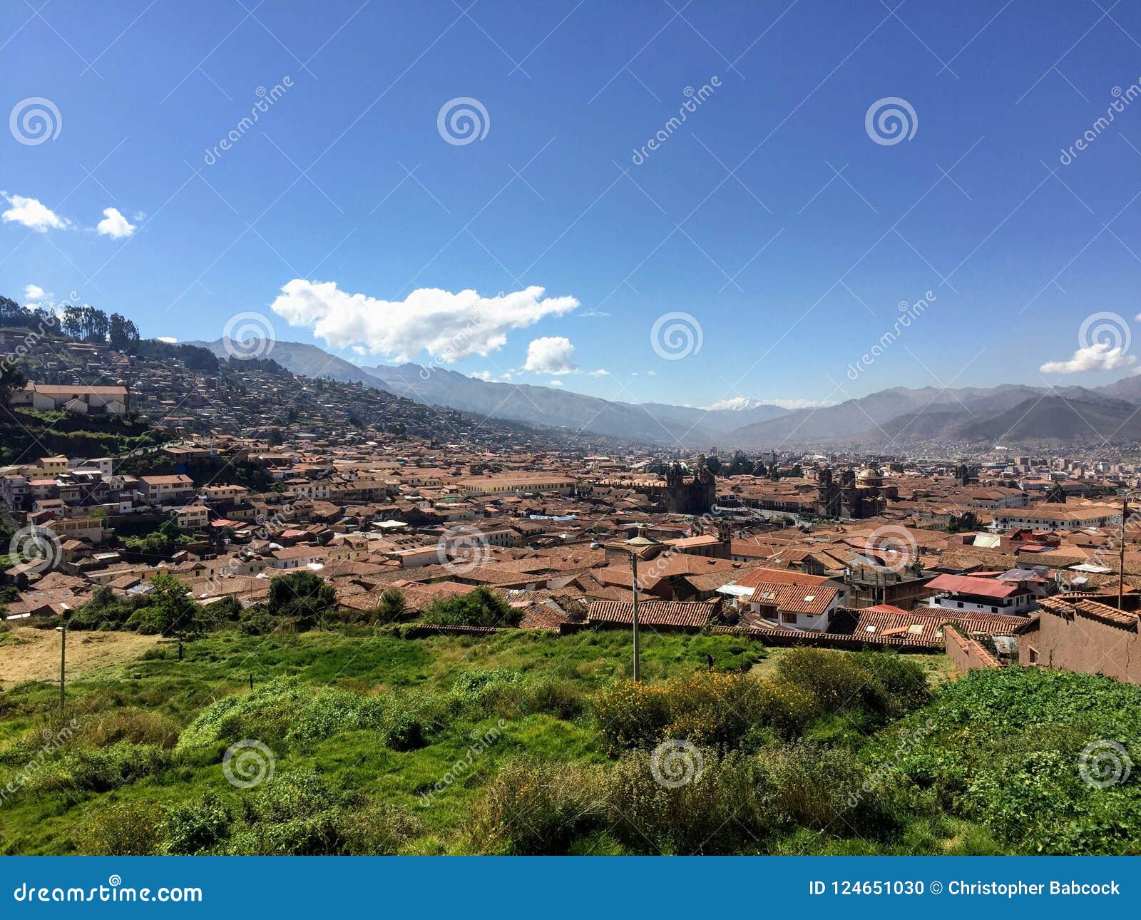 Overview of the Ancient City of Cusco in Peru Stock Photo - Image of ...