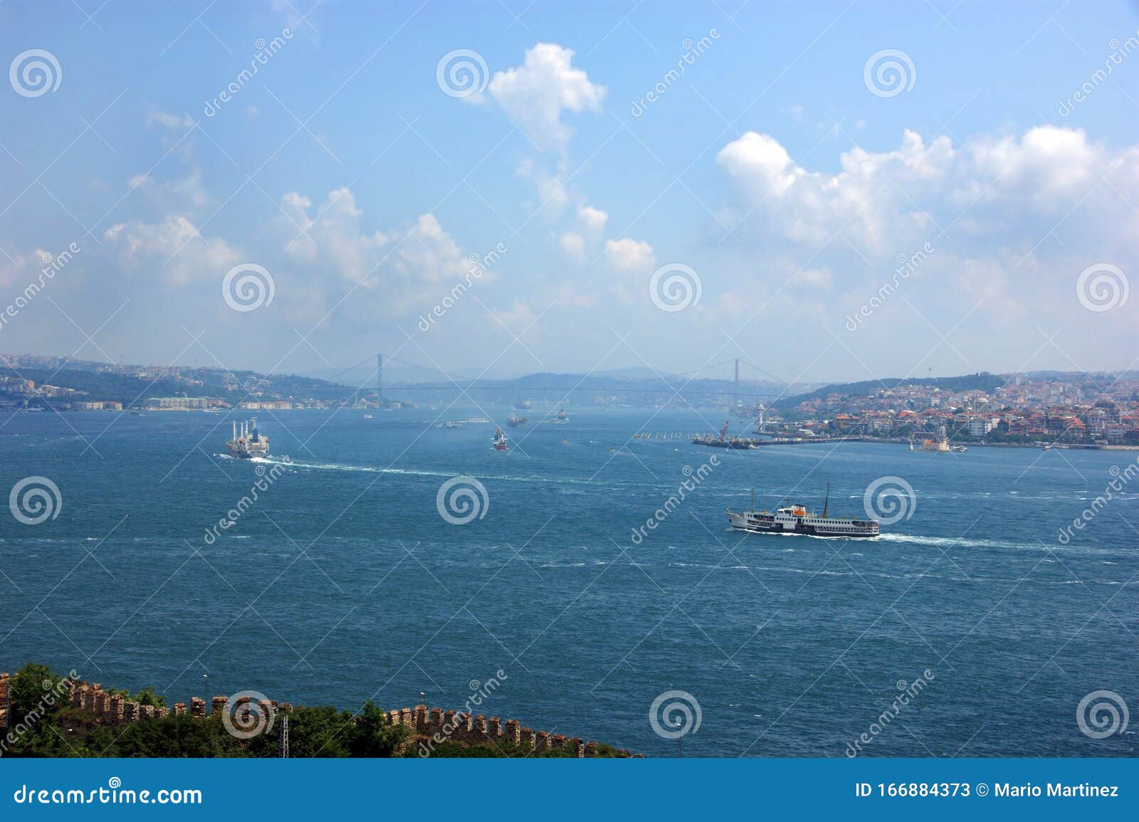 Overview of the Bosphorus, Also Known As the Istanbul Strait Stock ...