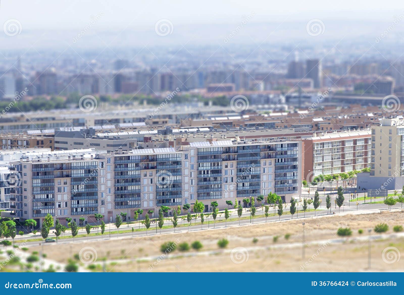 Overview of city. stock photo. Image of construction - 36766424