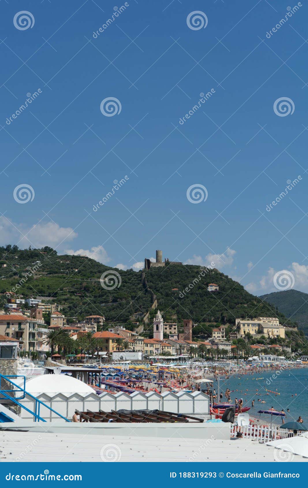 Overview of the Coast in Noli,- Italy Editorial Stock Photo - Image of ...