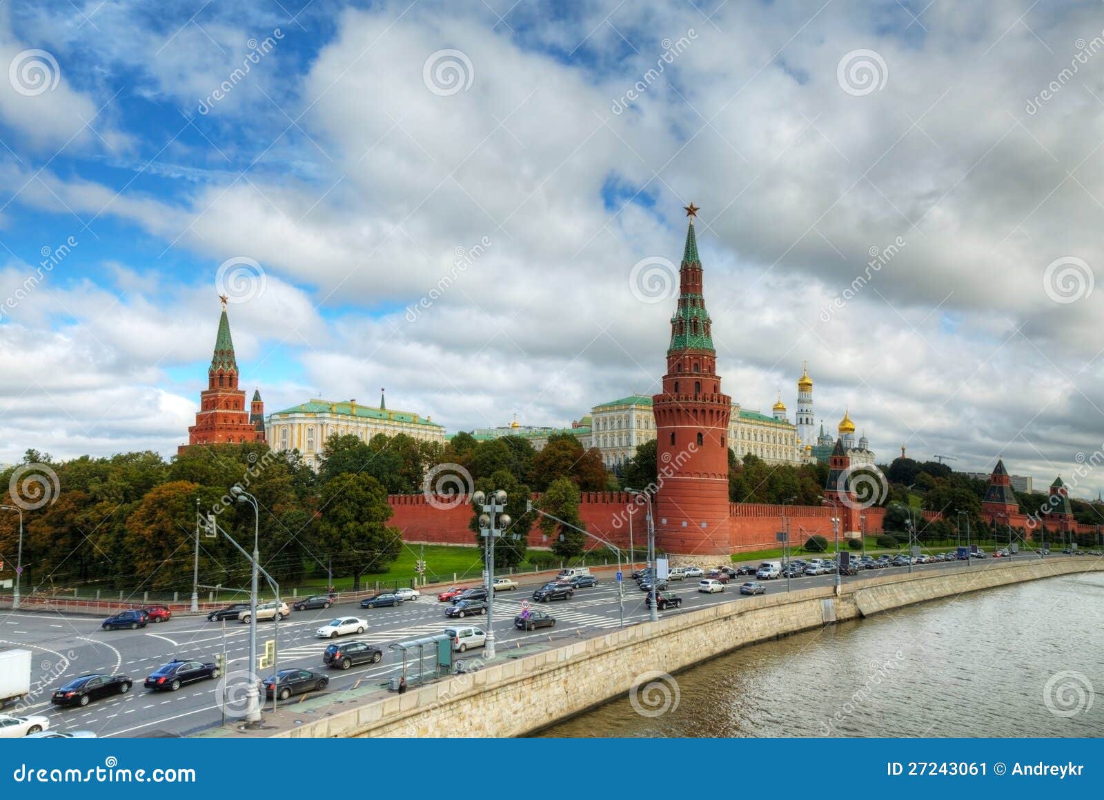 Overview of Downtown Moscow Stock Image - Image of temple, square: 27243061