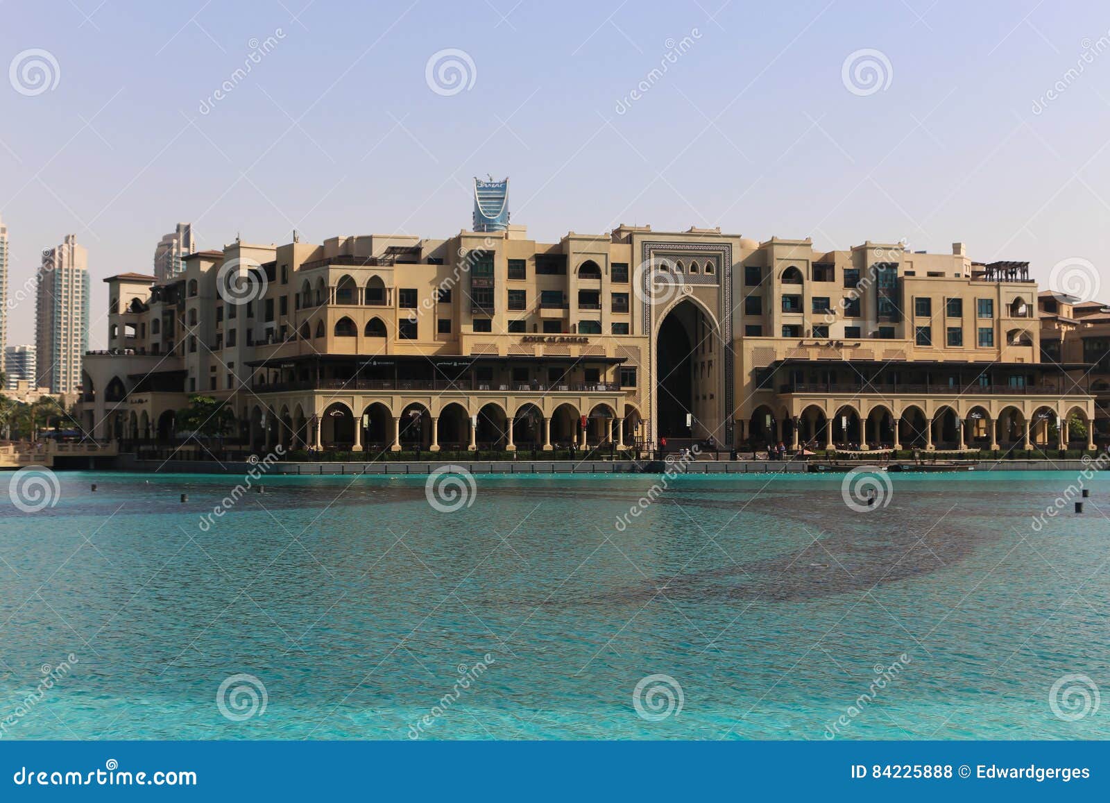 Overview of the Dubai editorial stock photo. Image of construction ...