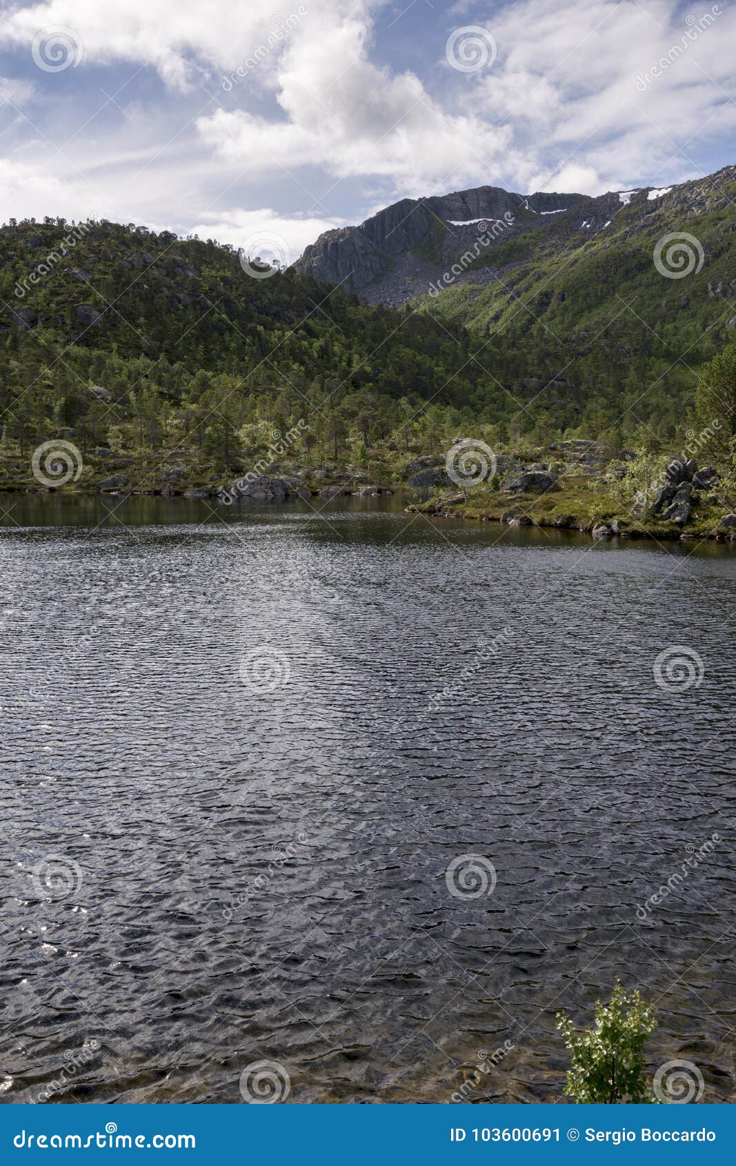 Overview in Eggun in Norway Stock Image - Image of rocks, eggum: 103600691