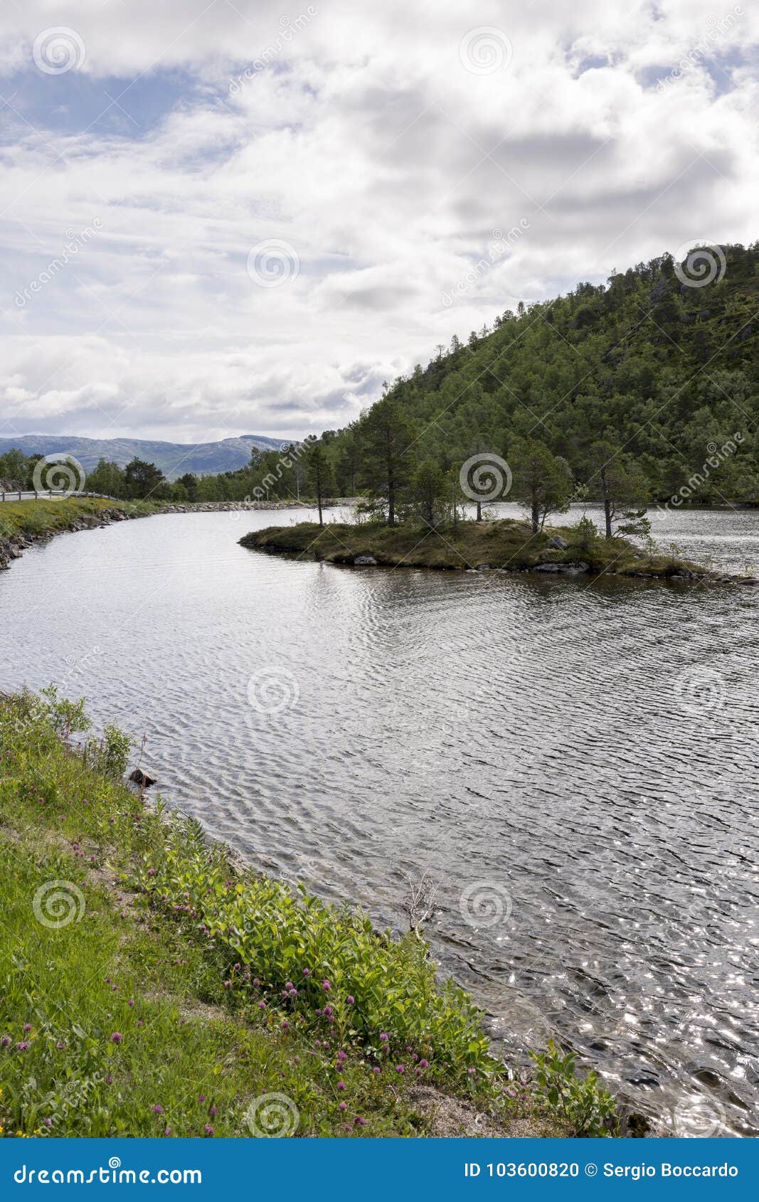 Overview in Eggun in Norway Stock Photo - Image of nature, mountains ...