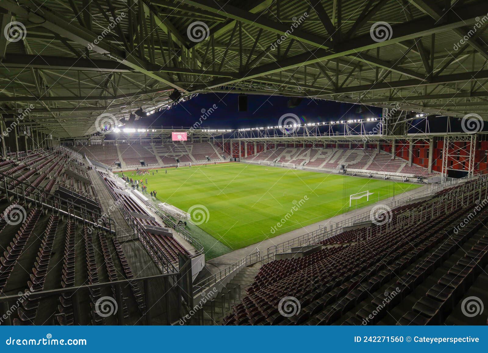 Overview of the Giulesti Stadium in Bucharest Editorial Image - Image ...