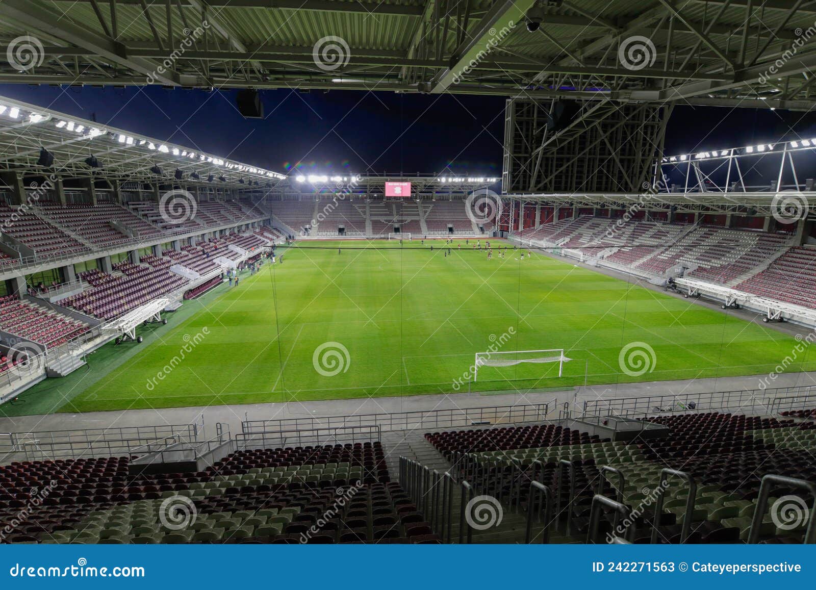 Overview of the Giulesti Stadium in Bucharest Editorial Stock Photo ...