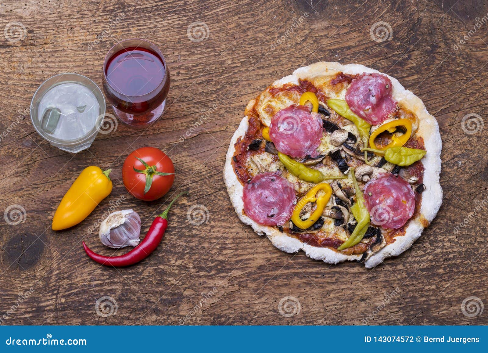 Overview of a pizza stock photo. Image of glass, italian - 143074572