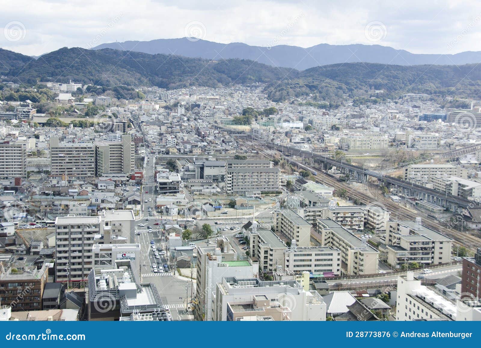 Kyoto City With Summer Season In Japan View From Kiyomizu Temple, With ...