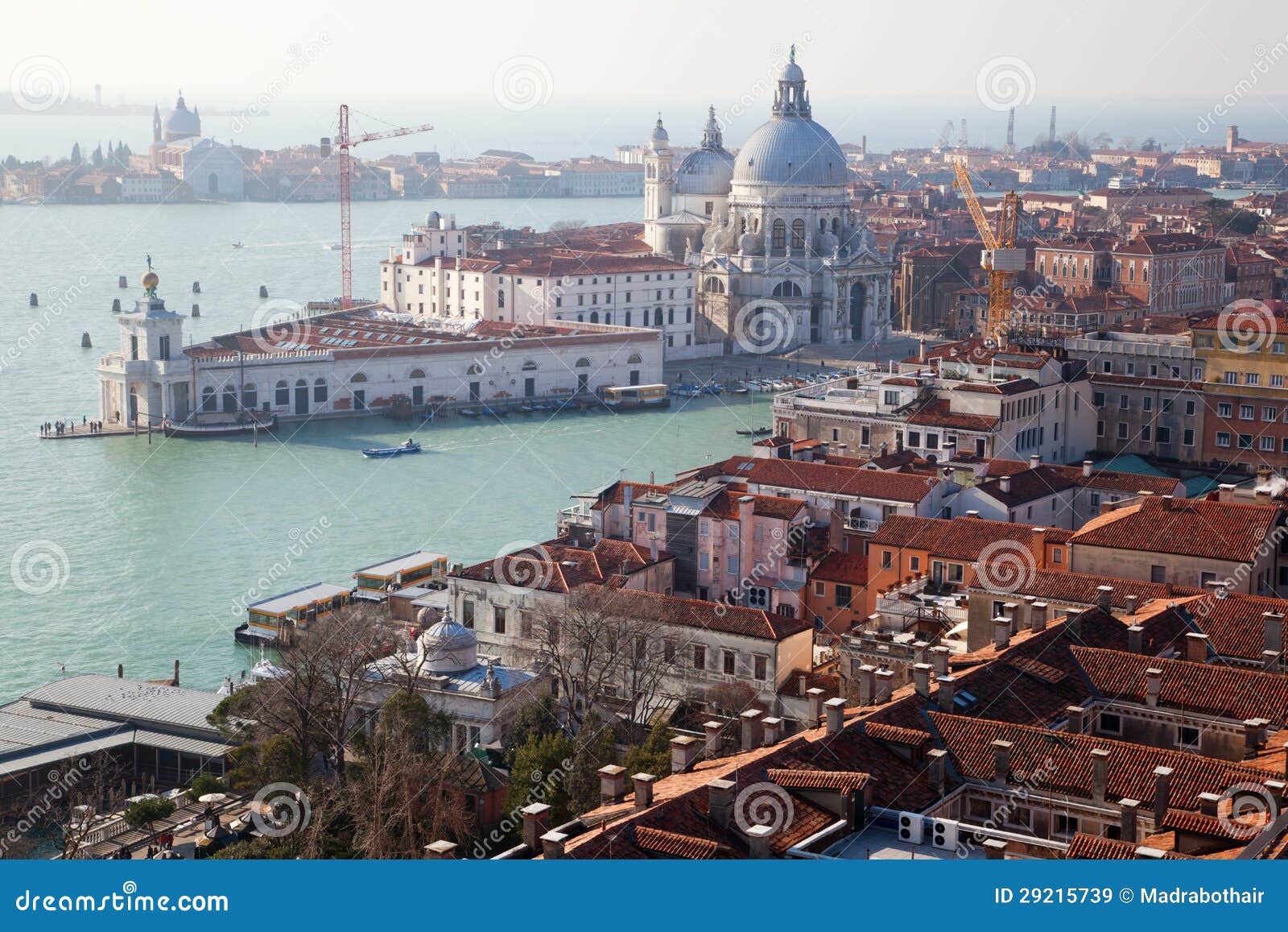 Overview over Venice stock image. Image of aerial, venice - 29215739