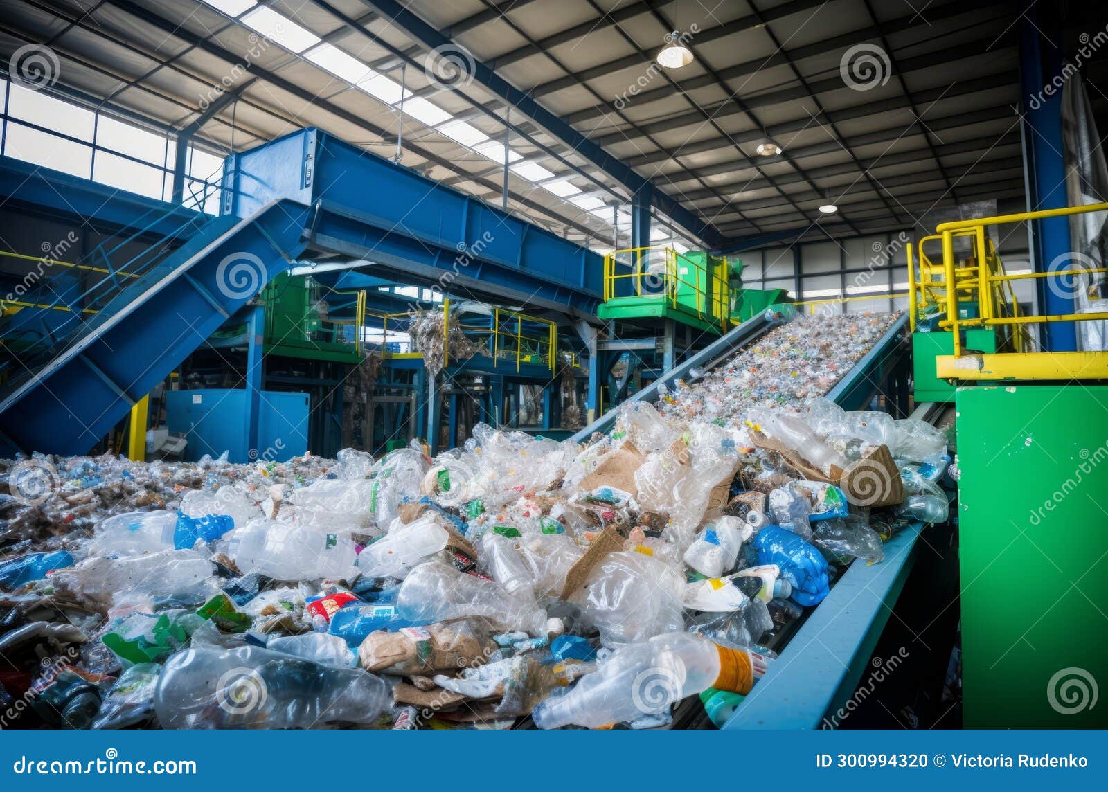 Overview of Plastic Recycling Operations Stock Illustration ...
