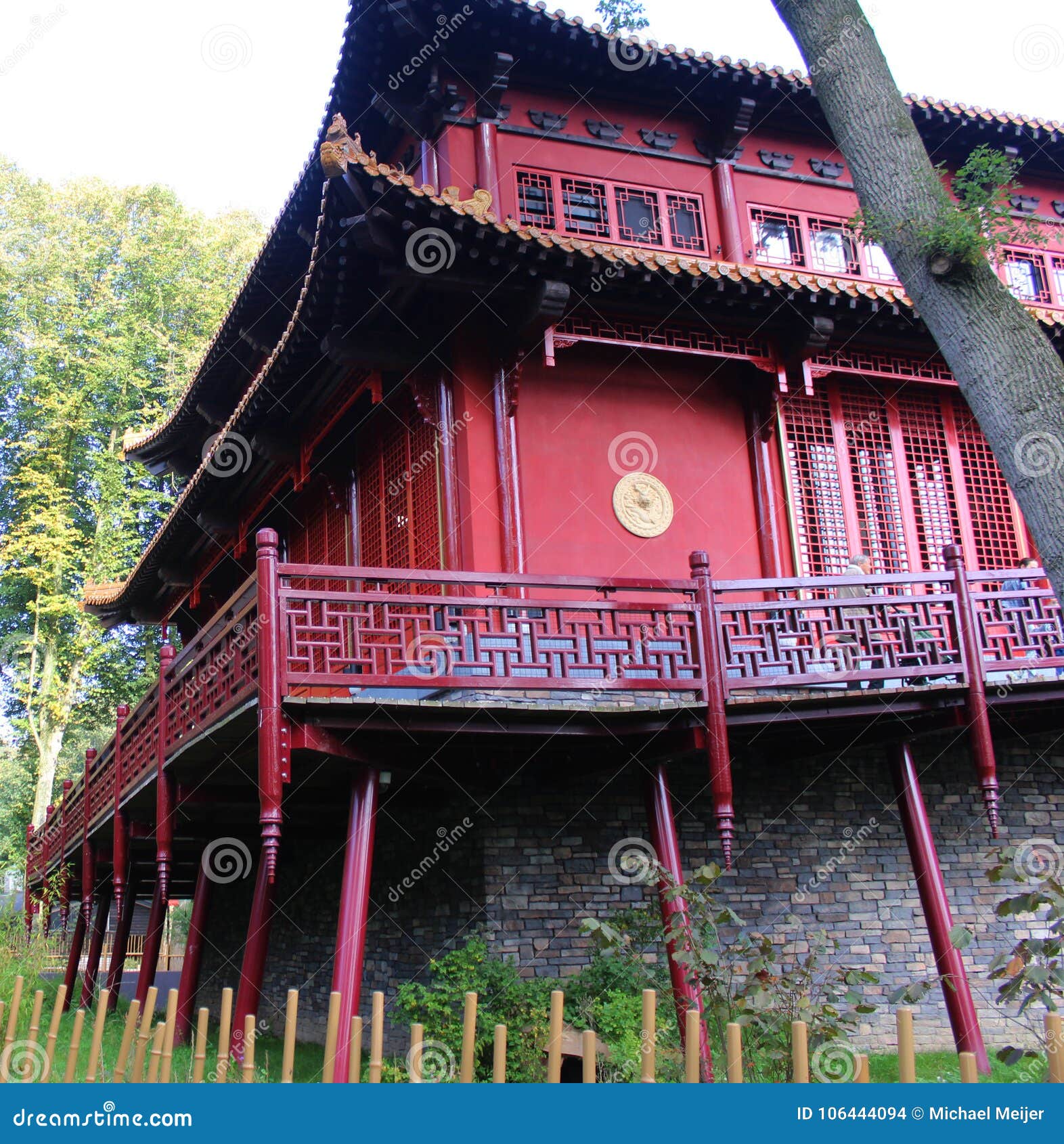 Overview chinese building stock photo. Image of pagoda - 106444094