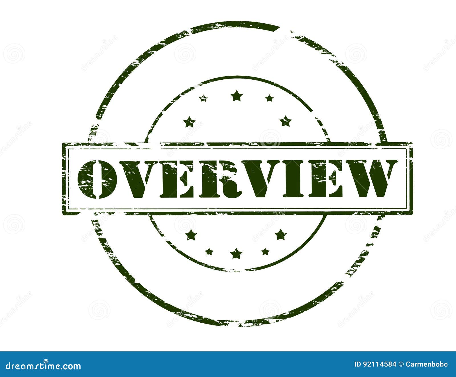 Overview stock illustration. Illustration of word, symbol - 92114584
