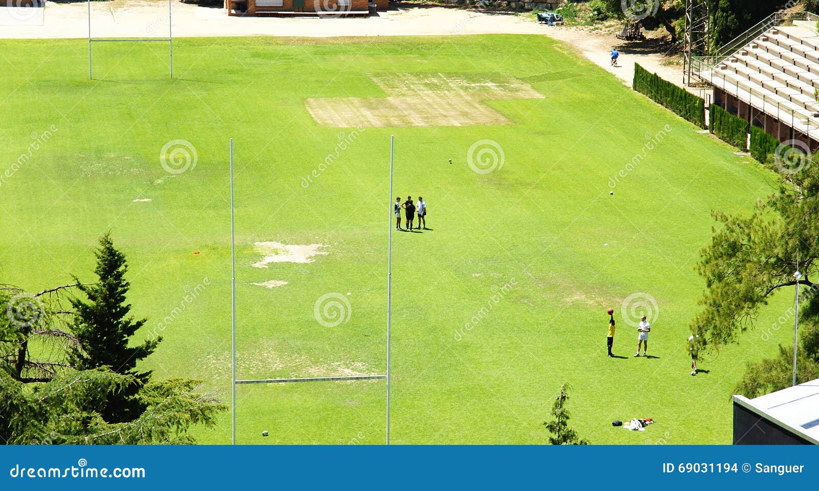 Overview of a Rugby Stadium Stock Photo - Image of tree, game: 69031194