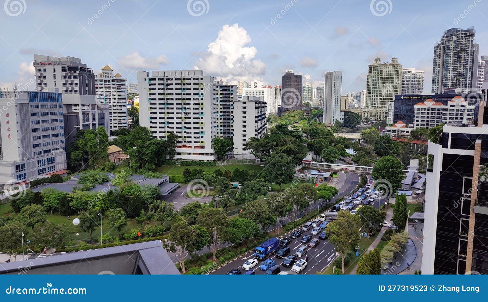 Overview of Singapore City from Hotel Editorial Stock Photo - Image of ...