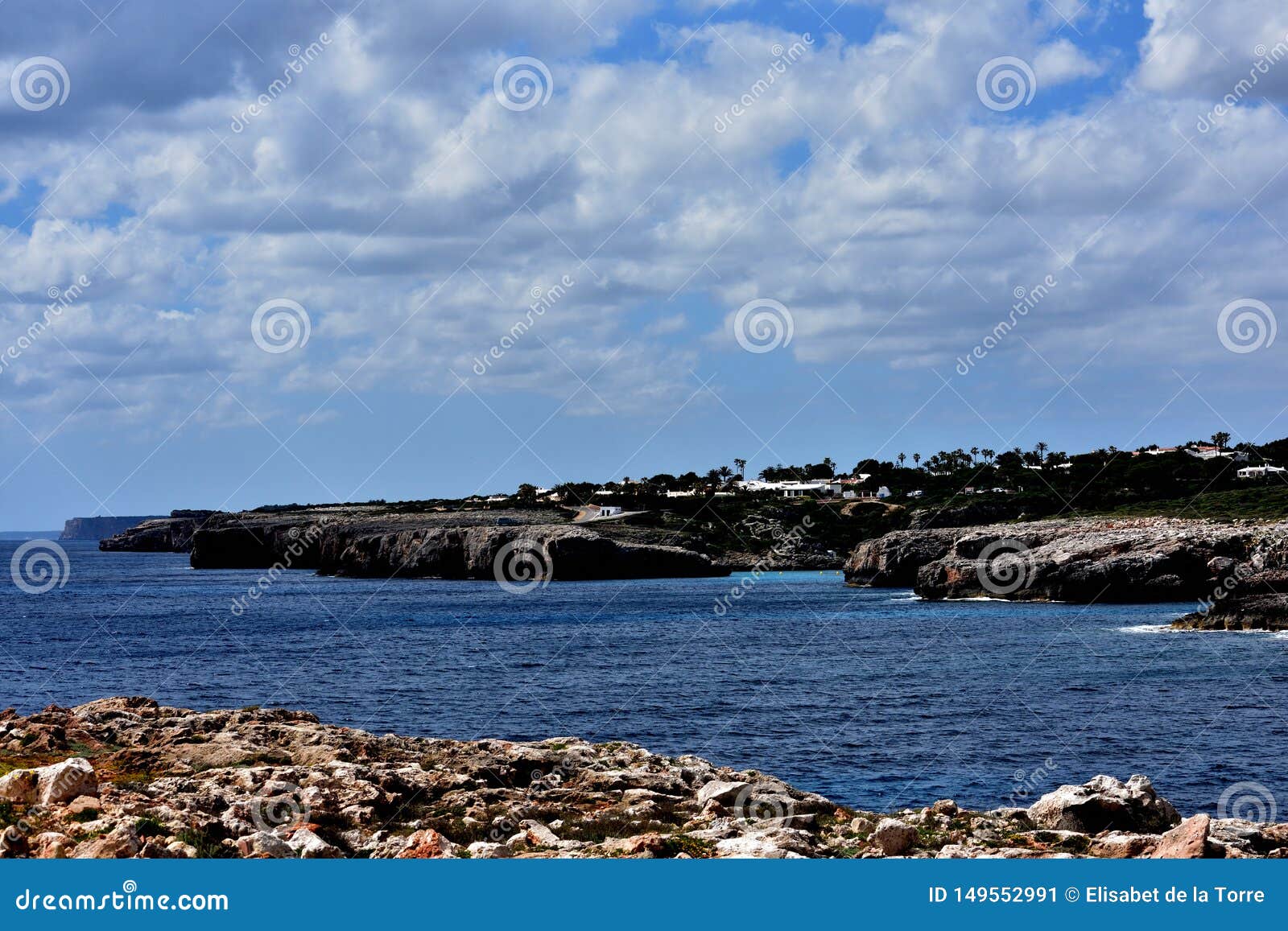 South coast of Menorca stock image. Image of located - 149552991