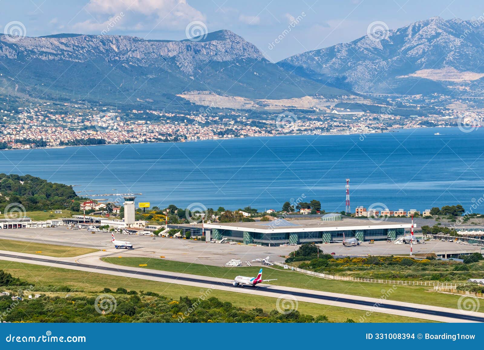 Overview of Split Airport in Croatia Editorial Stock Image - Image of ...