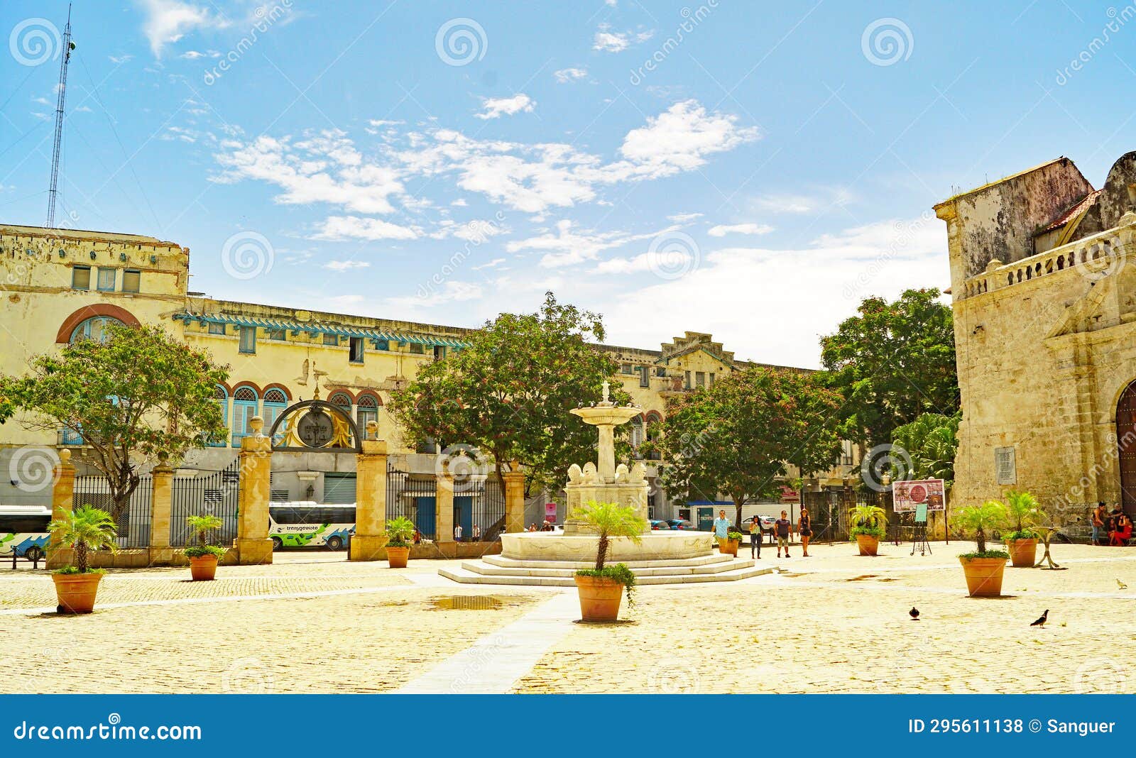 Overview of a Square in the Havana in the Republic of Cuba Stock Photo ...