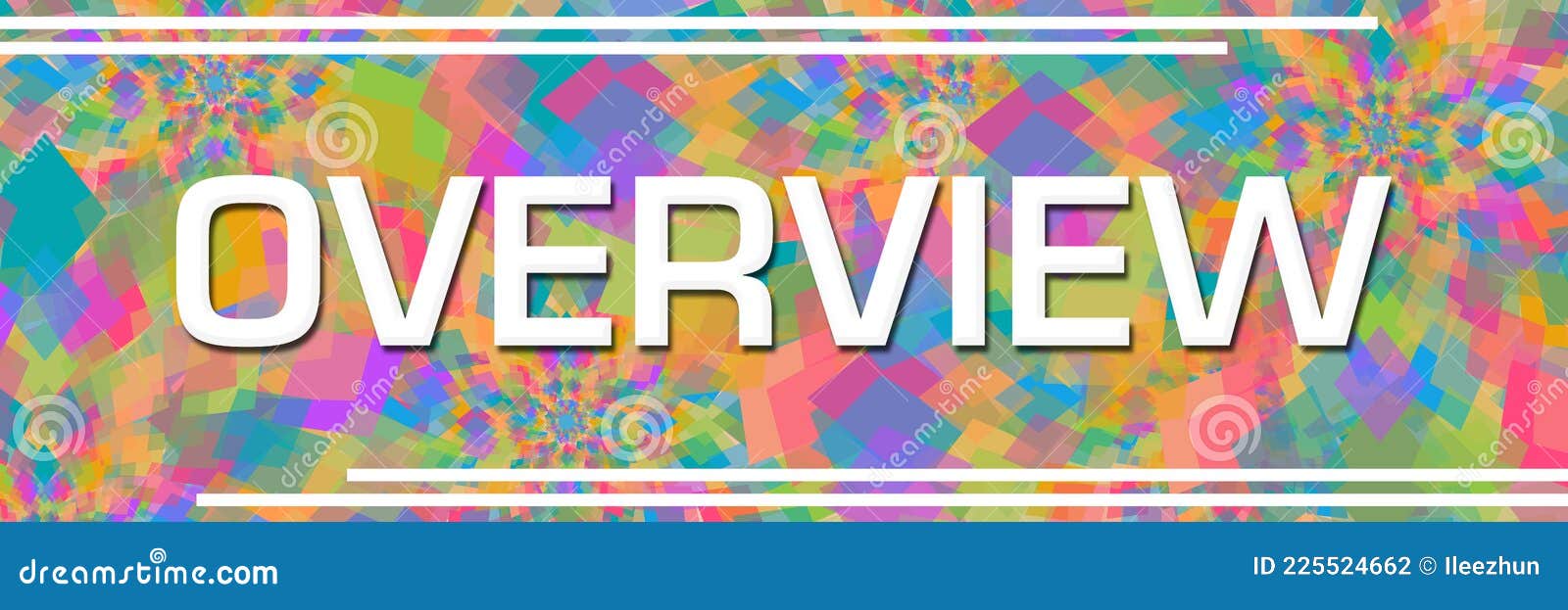 Overview Colorful Abstract Textured Background Text Horizontal Stock ...