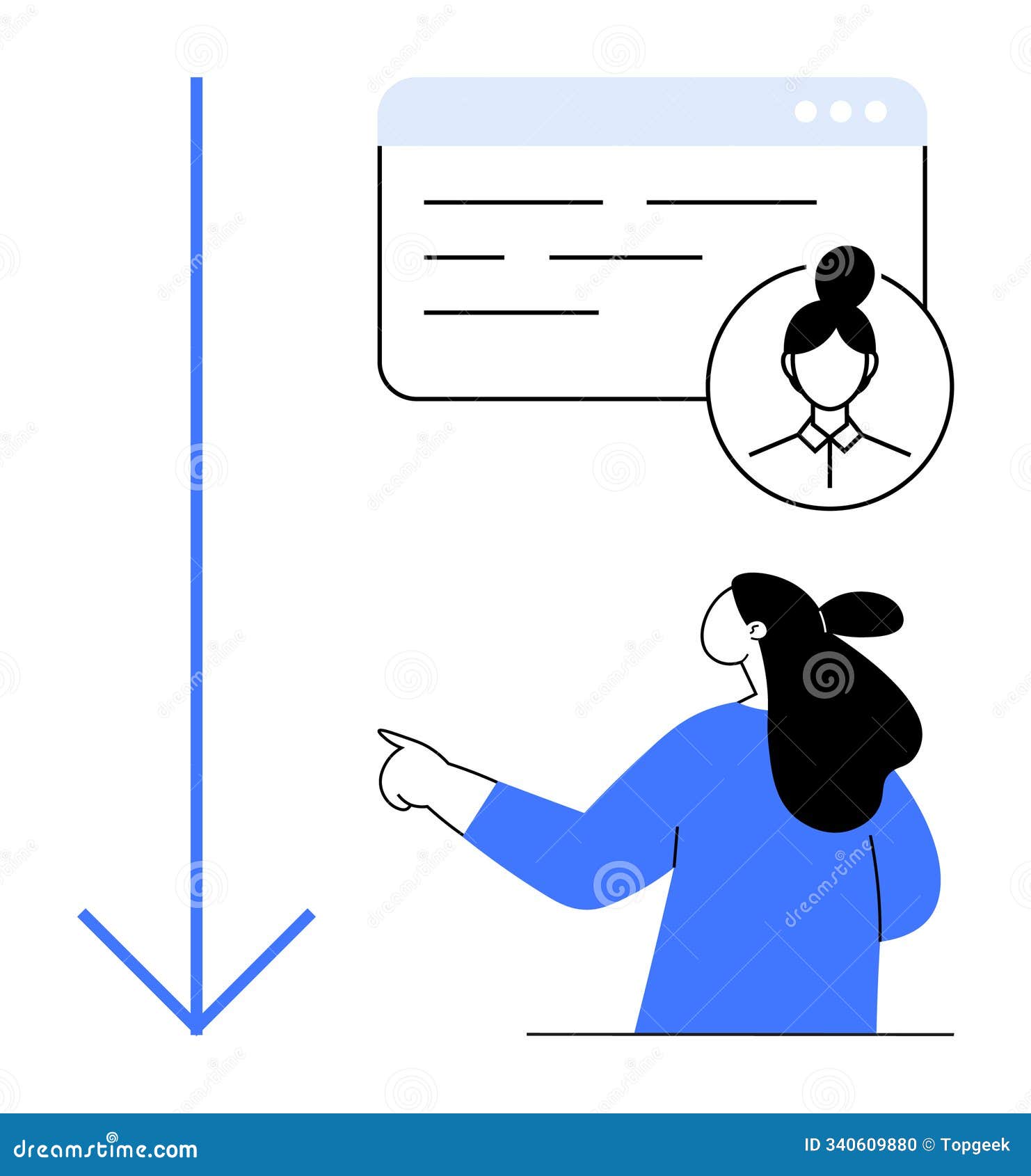 Overview of User Data Profile and Information Accessibility Stock ...