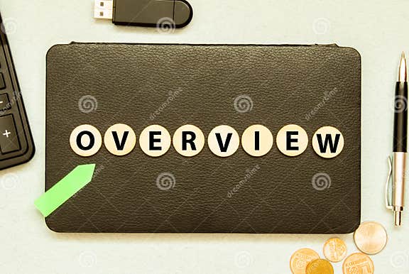 OVERVIEW Word Made with Building Blocks Stock Photo - Image of summary ...