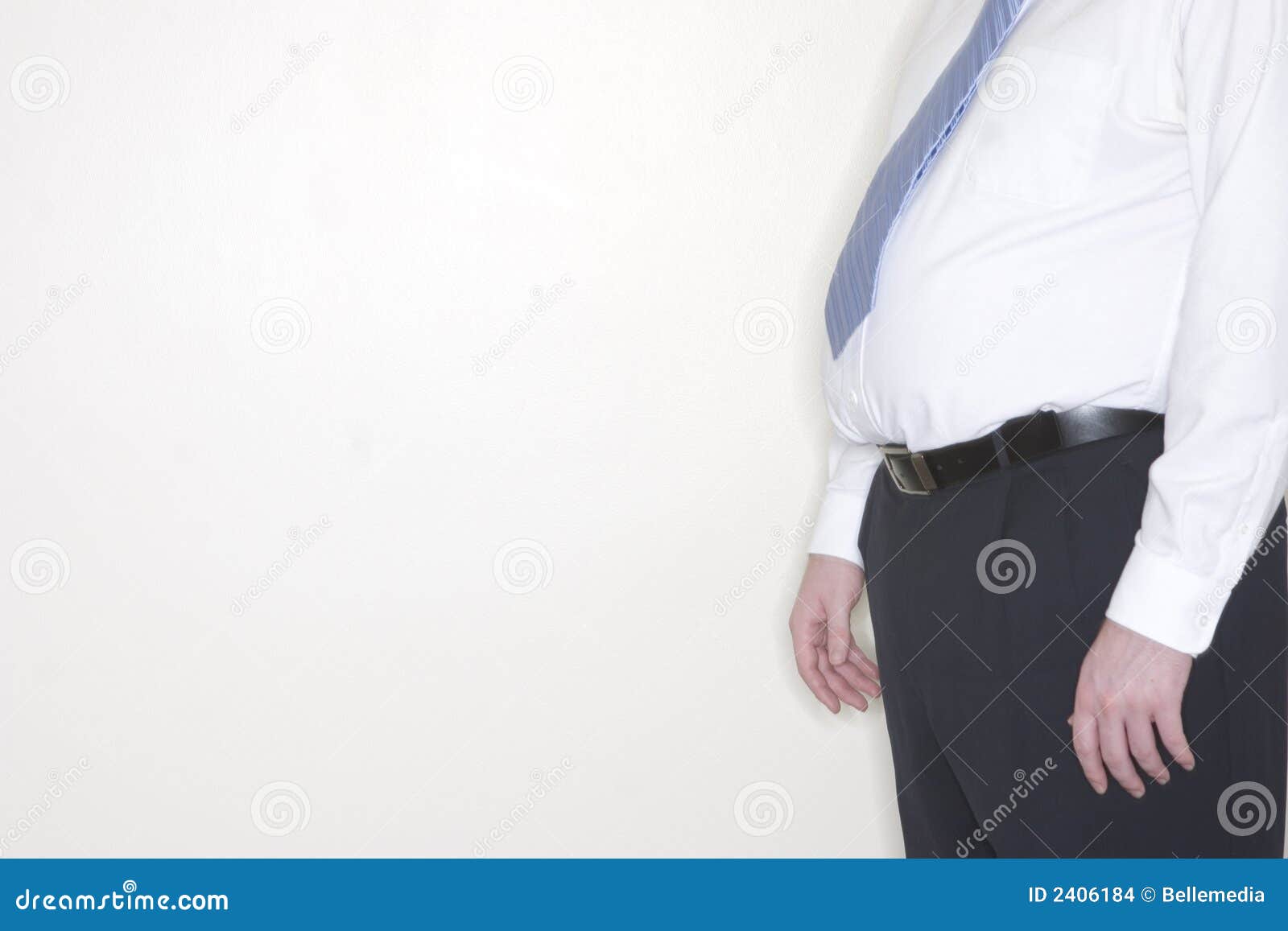 Overweight Businessman stock photo. Image of people, white - 2406184
