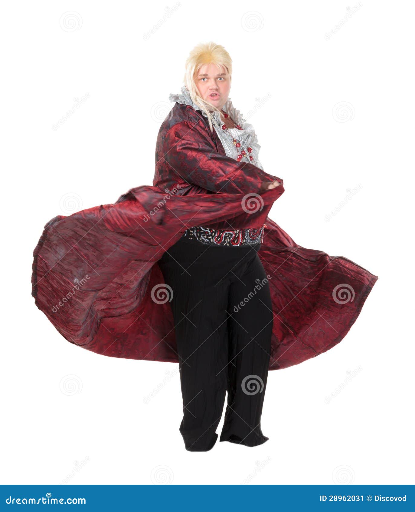 Overweight Entertainer or Disillusioned Drag Queen Stock Image - Image ...