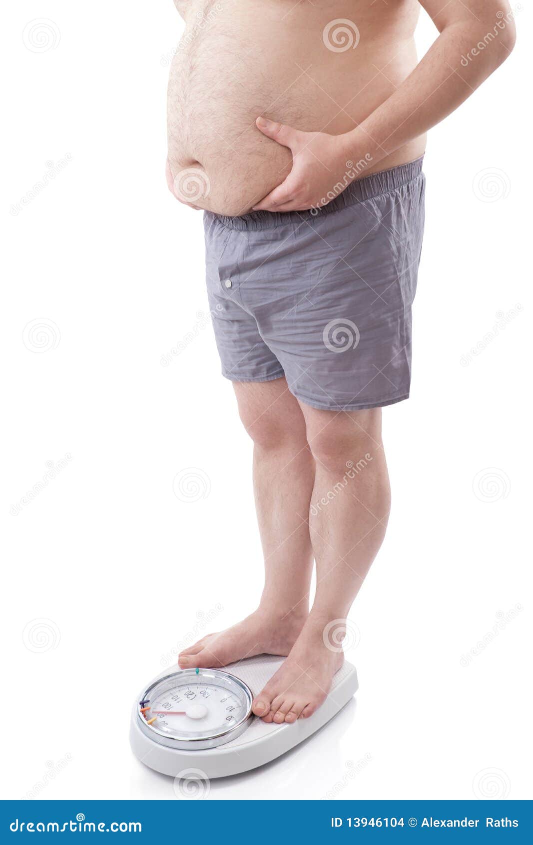 Overweight man stock photo. Image of abdomen, body, cellulite - 13946104