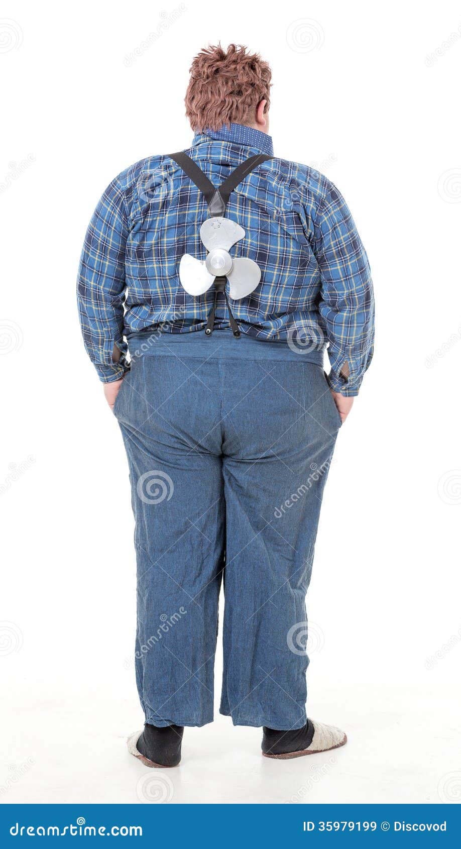 Overweight obese young man stock image. Image of young - 35979199
