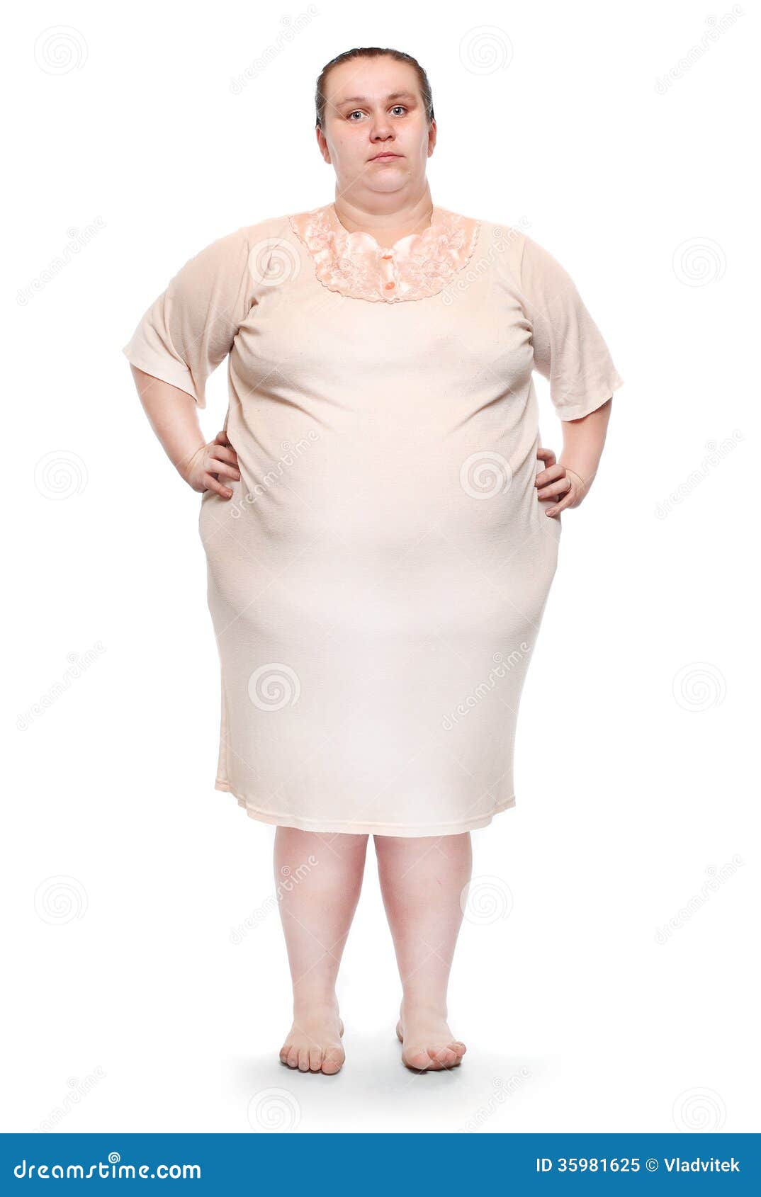 Overweight woman. stock image. Image of beautiful, overweight - 35981625
