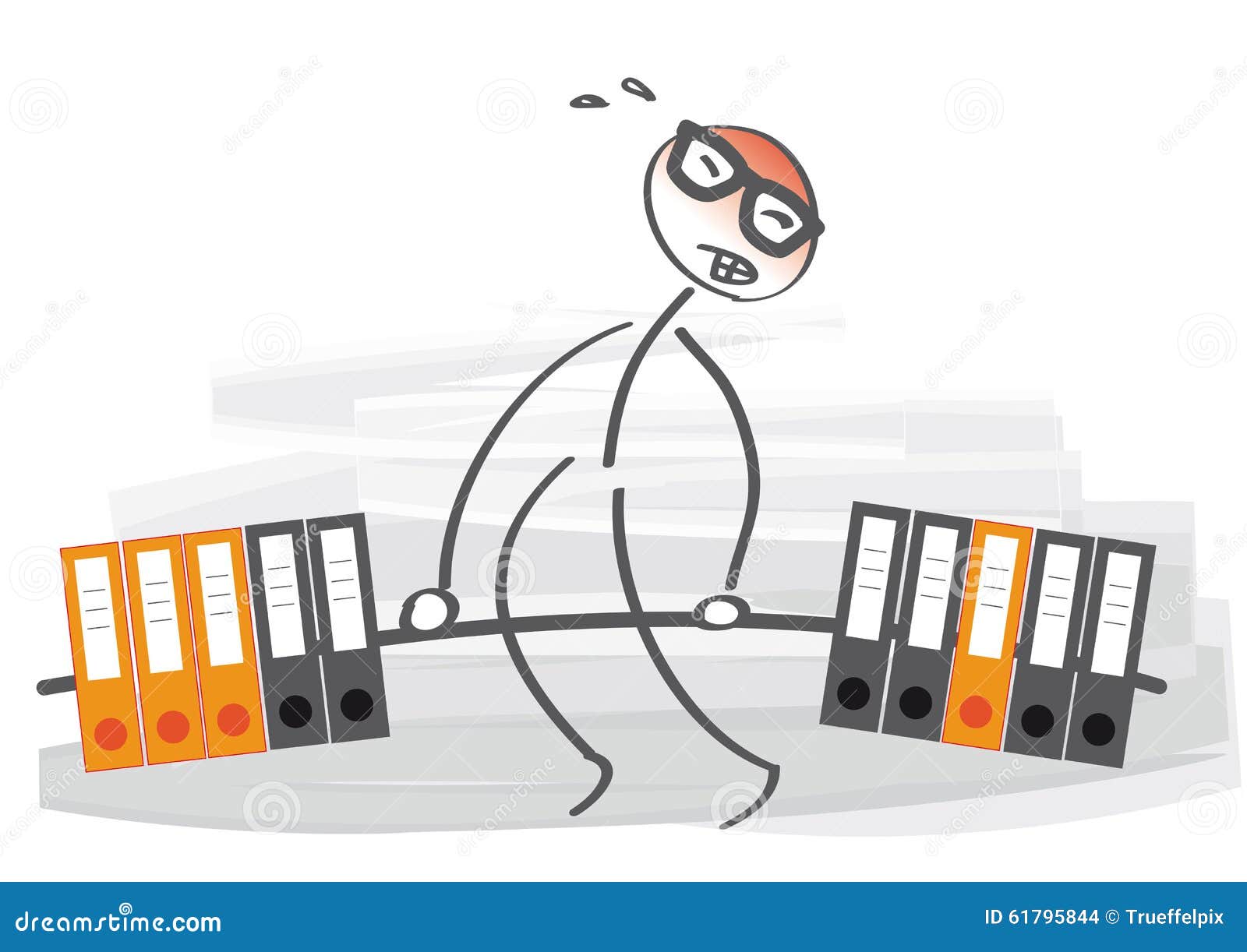 Overweldigd En Met Te Weinig Personeel Stock Illustratie - Illustration ... Overweldigd En Met Te Weinig Personeel Stock Illustratie - Illustration ...